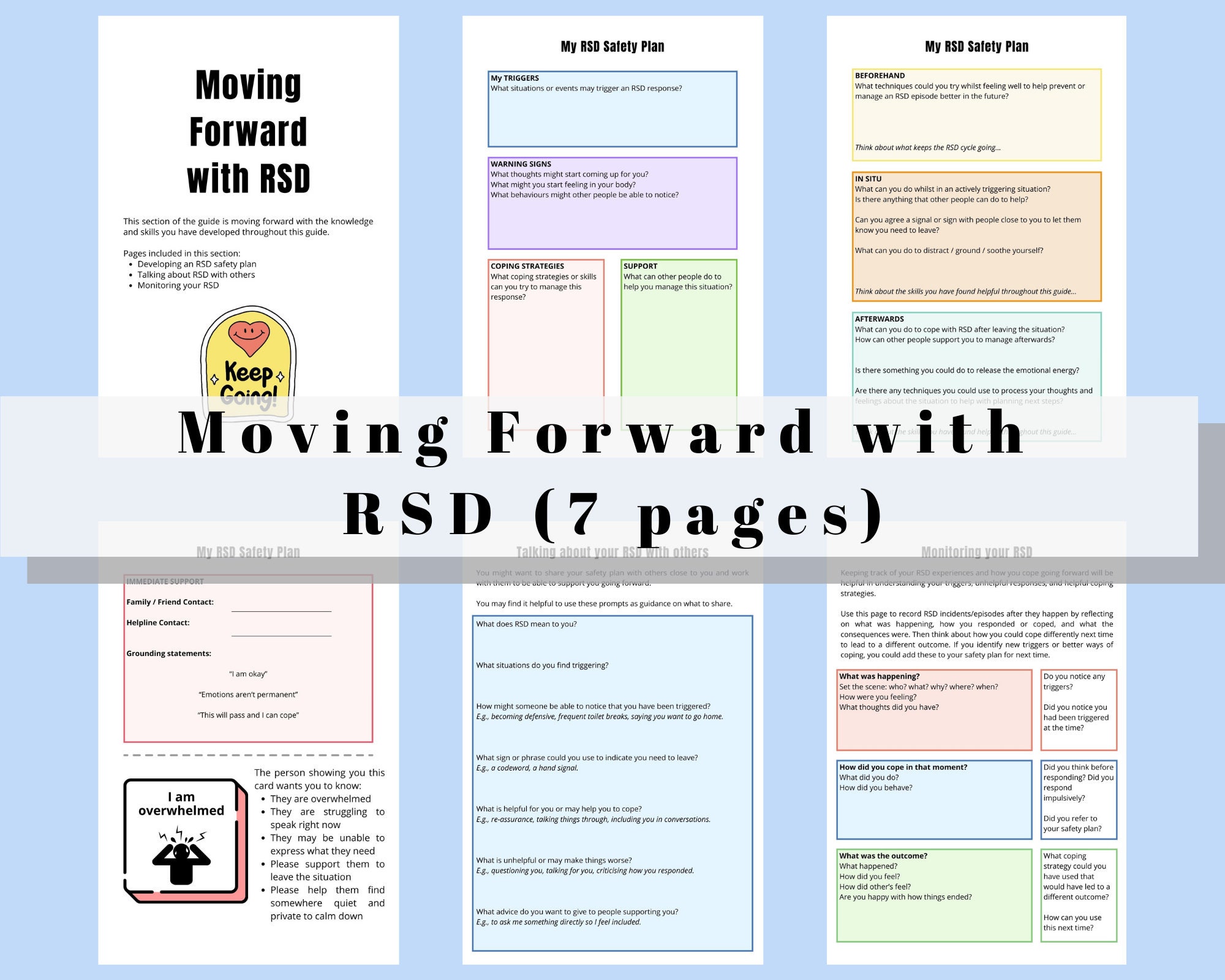 My Rejection Sensitivity Dysphoria Guide ADHD for Adults RSD Digital ...