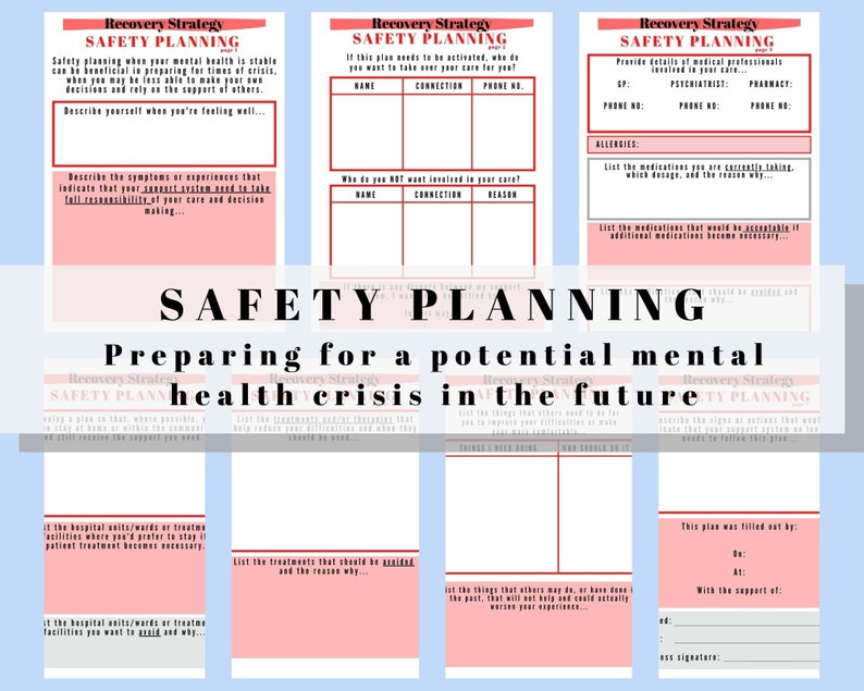 Mental Health Recovery Guide Digital Download PDF Printable - Etsy ...