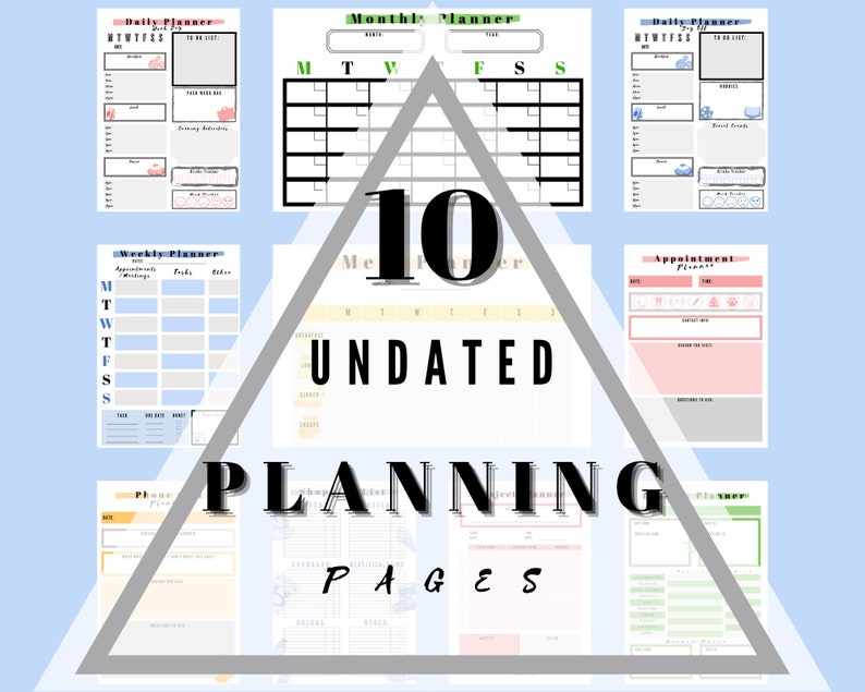 The Ultimate Adult ADHD Planner Digital Download Printable in | Etsy