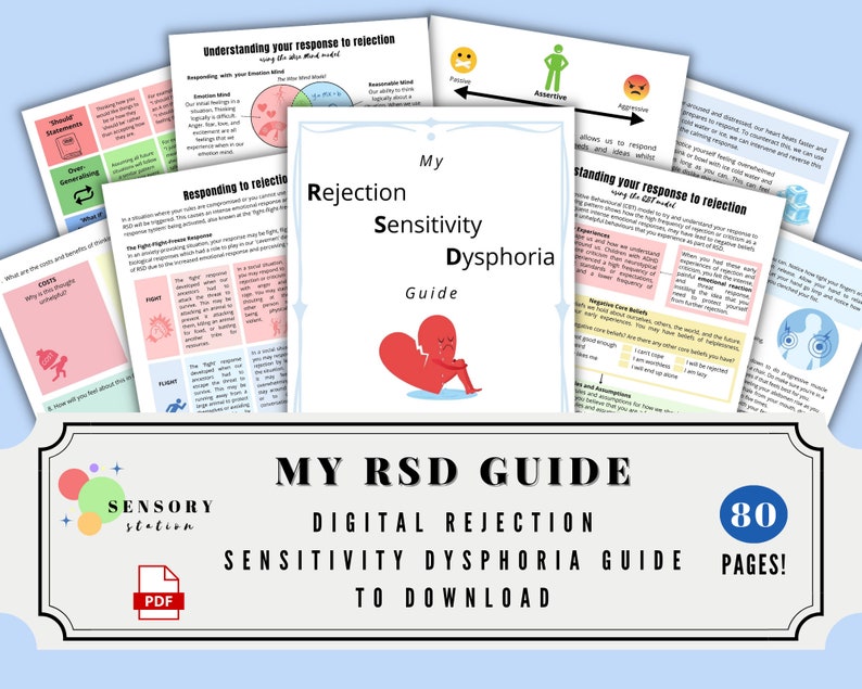 My Rejection Sensitivity Dysphoria Guide ADHD for Adults RSD Digital Download Autism ASD ...