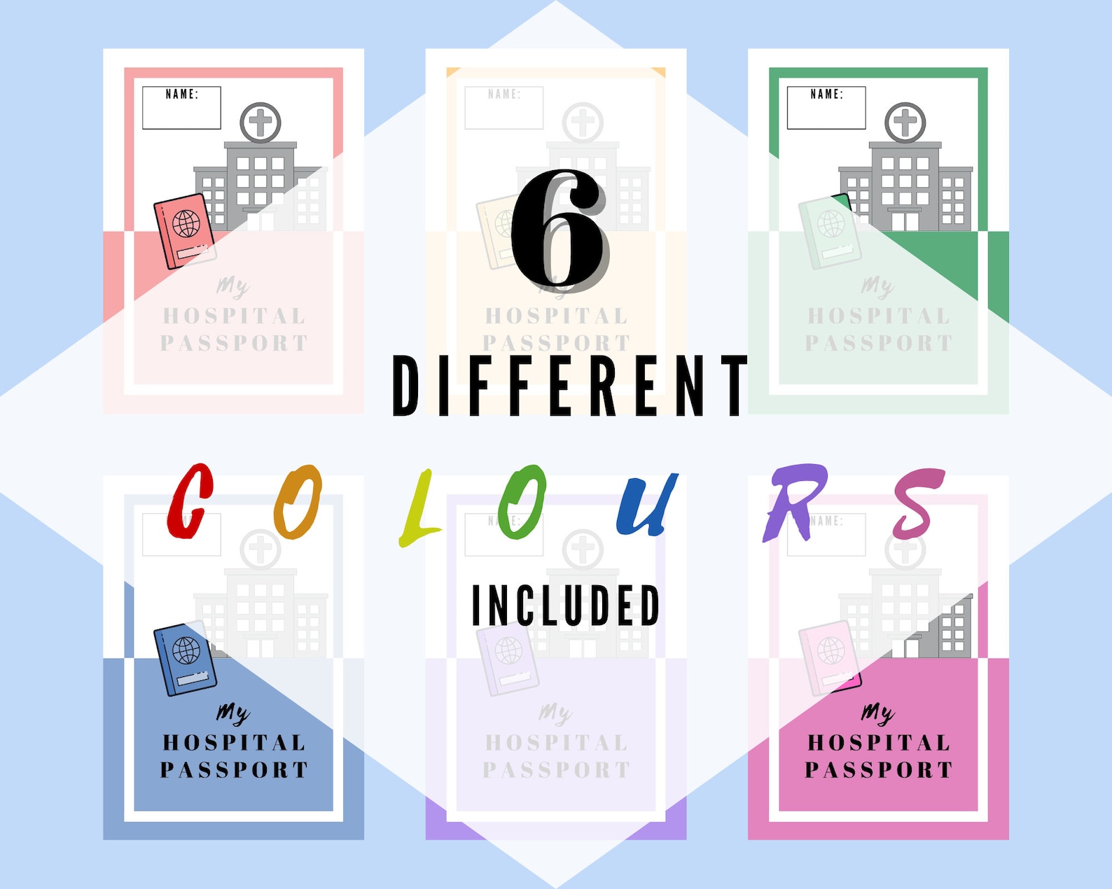 Printable Hospital Passport for Autism, ADHD, Sensory Processing ...