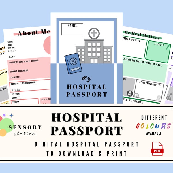 Hospital Passport - Etsy