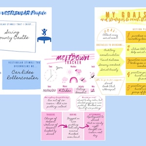 My Sensory Profile Journal Pages to Digital Download for Autism ...