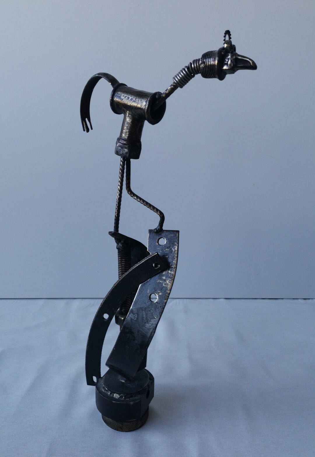 El Dodo pájaro, hierro, chatarra, arte, soldadura, metal, decoración ...