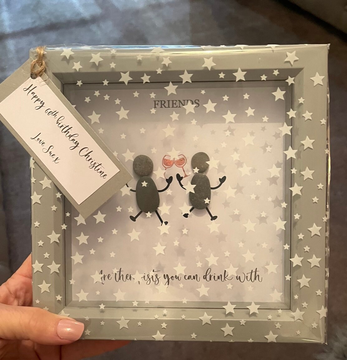 Pebble Friendship Frame, Cherish Your Bond: Personalised Friendship ...