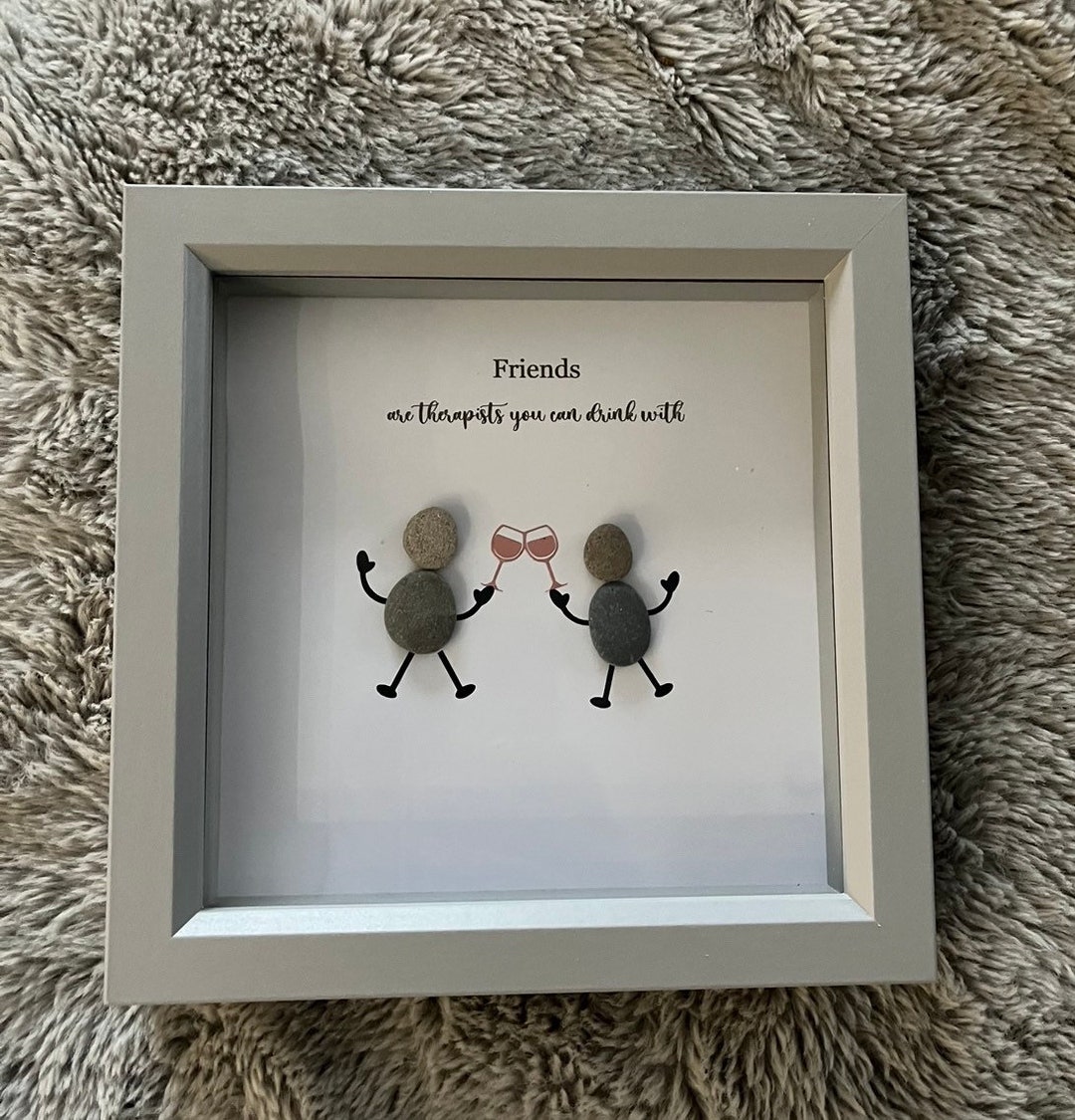 Pebble Friendship Frame, Cherish Your Bond: Personalised Friendship ...