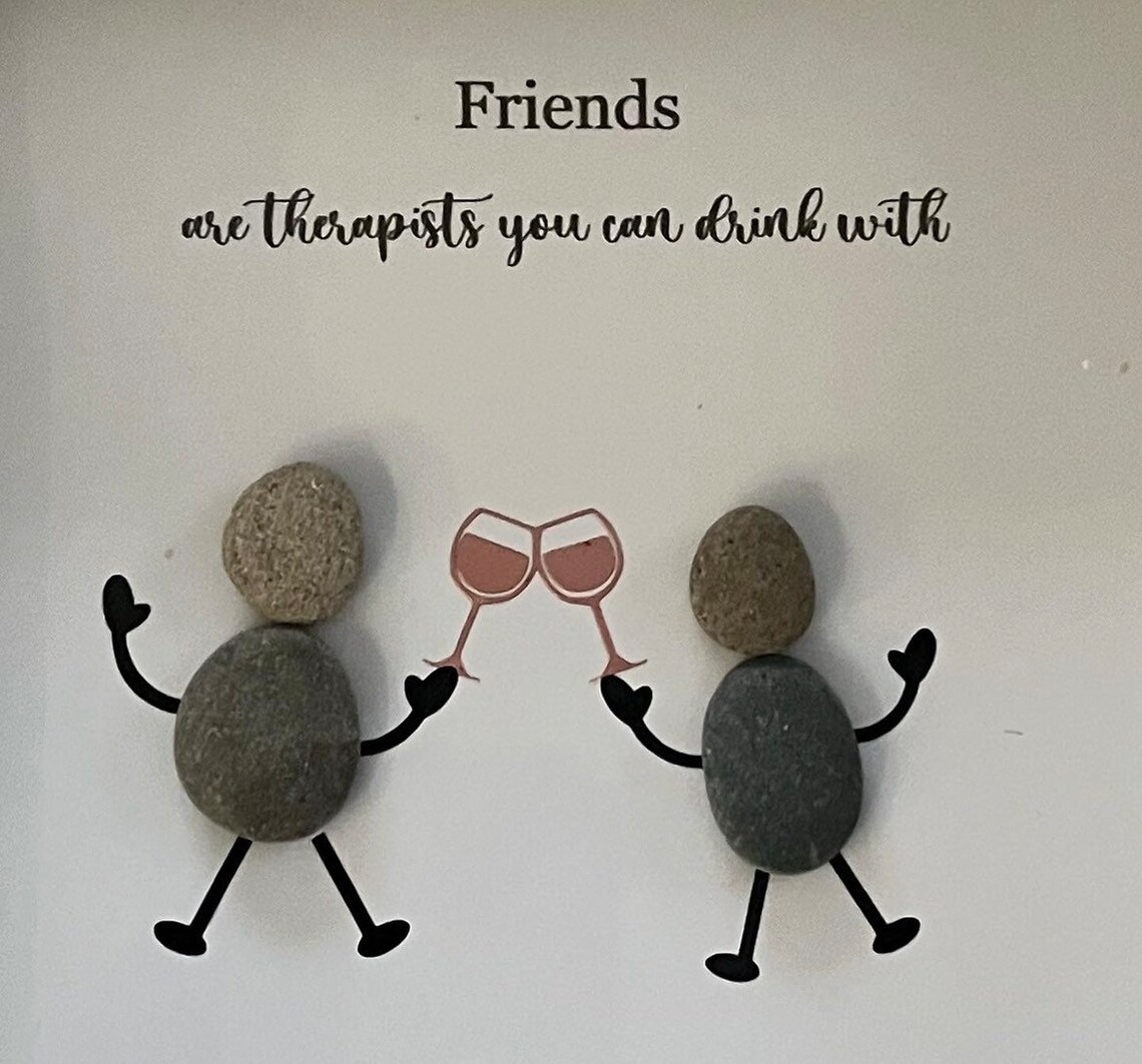 Pebble Friendship Frame, Cherish Your Bond: Personalised Friendship ...