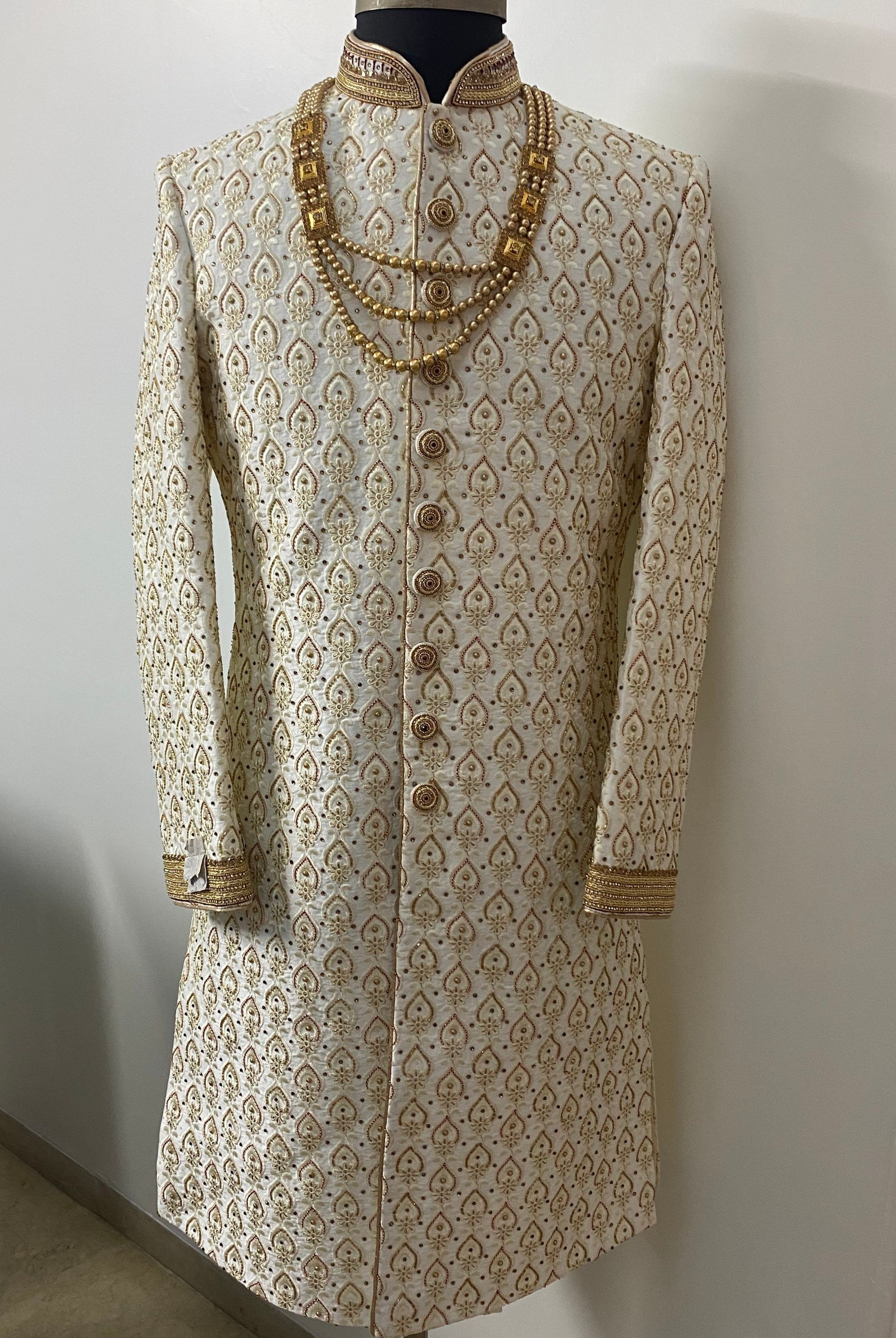 Heavy Sherwani, Groom Wear, Groom Wedding Dress, Indian Groom ...