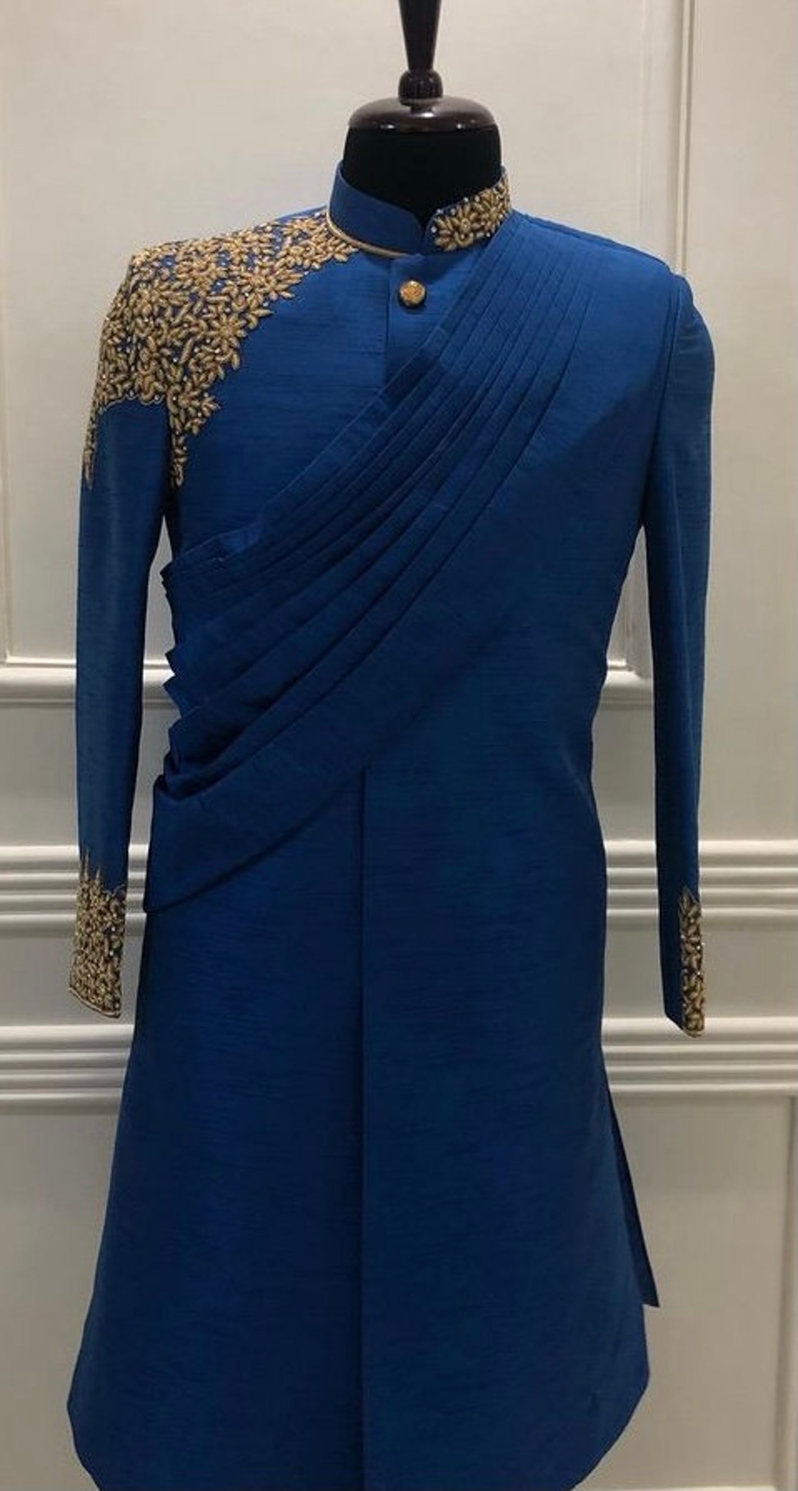 Groom Sherwani, Indowestern, Groom Outfit,kurta Pyjama,jodhpuri, Men’s ...