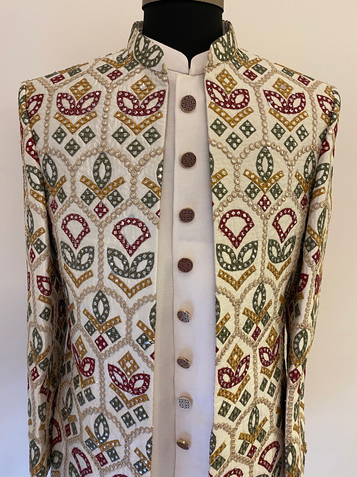 Embroidered Long Jacket Groom Outfit Groom Wear Sherwani - Etsy