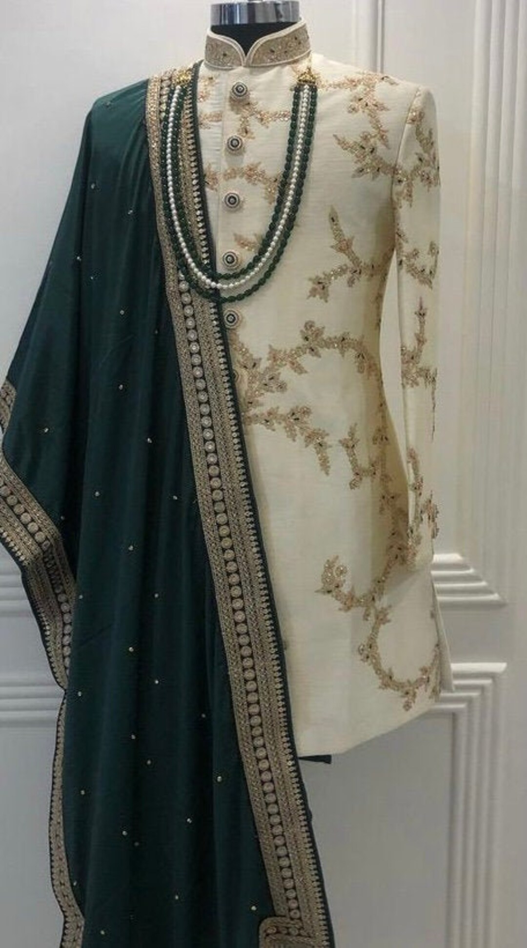 Groom Sherwani, Indowestern, Groom Outfit,kurta Pyjama,jodhpuri, Men’s ...