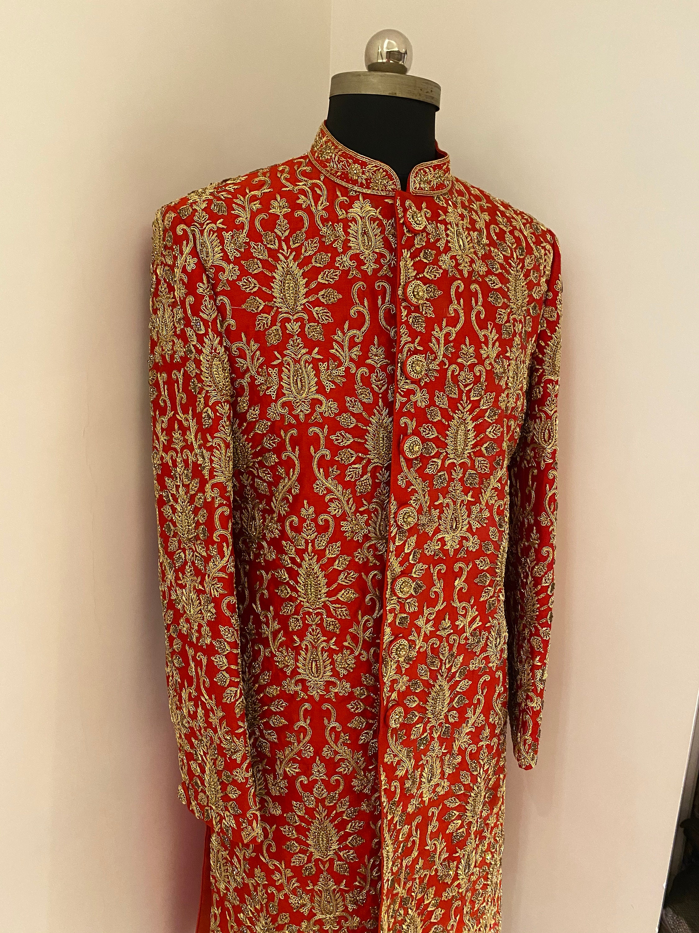 Men’s Sherwani,nehru Jacket,men’s Kurta Pyjama,groom Sherwani,cream ...