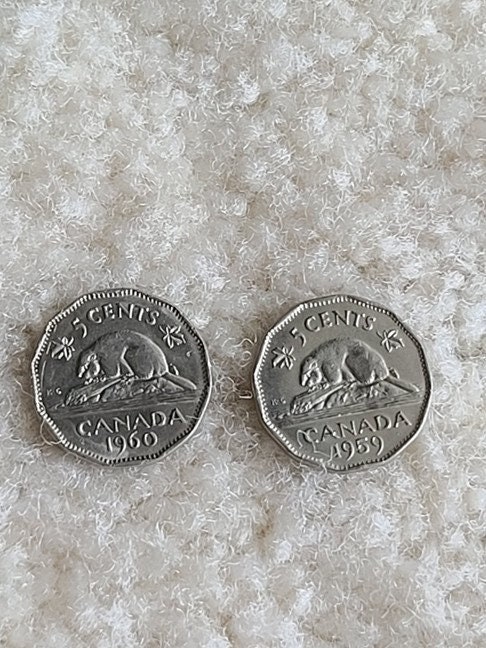 Canadian Multi Sided 5 Cent Coins - Etsy