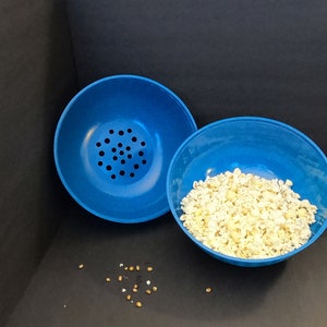 The Kernel Clink Popcorn Bowl Shaker Sifter Separator 2 - Etsy