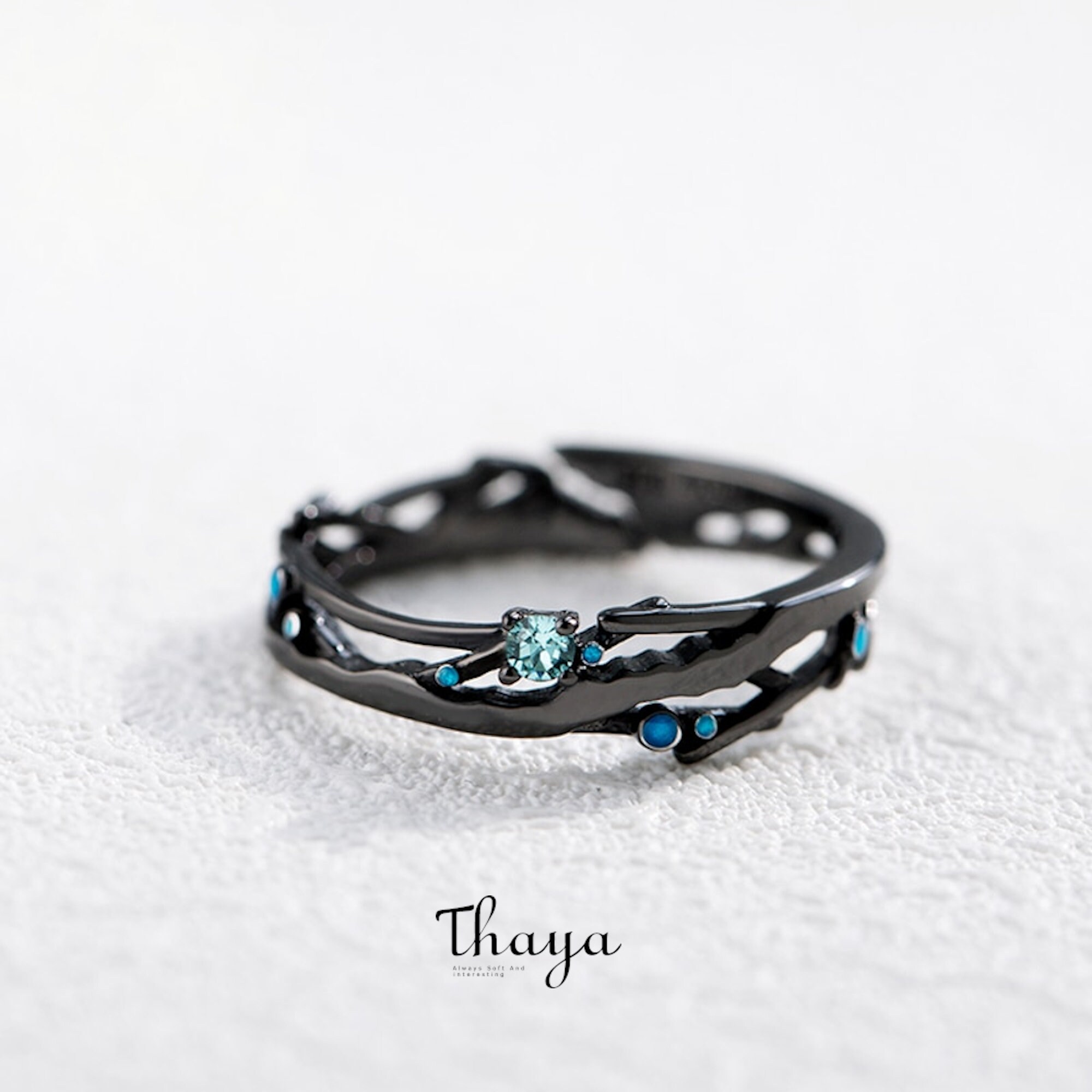 Black Galaxy Couple Rings Space Ring Universe Ring Milky | Etsy