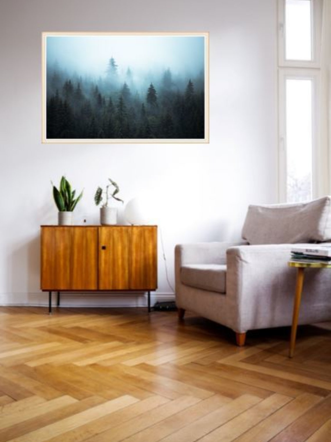 Forest Print, Nature Print, Forest Landscape Print, Evergreen Print ...