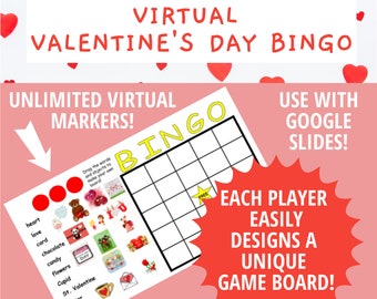 Back to School Virtual Bingo With Google Slides: Fully Customizable ...