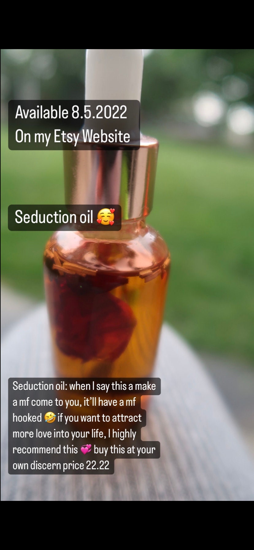 Seduction Oil - Etsy