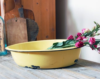 Enamel Wash Basin - Etsy