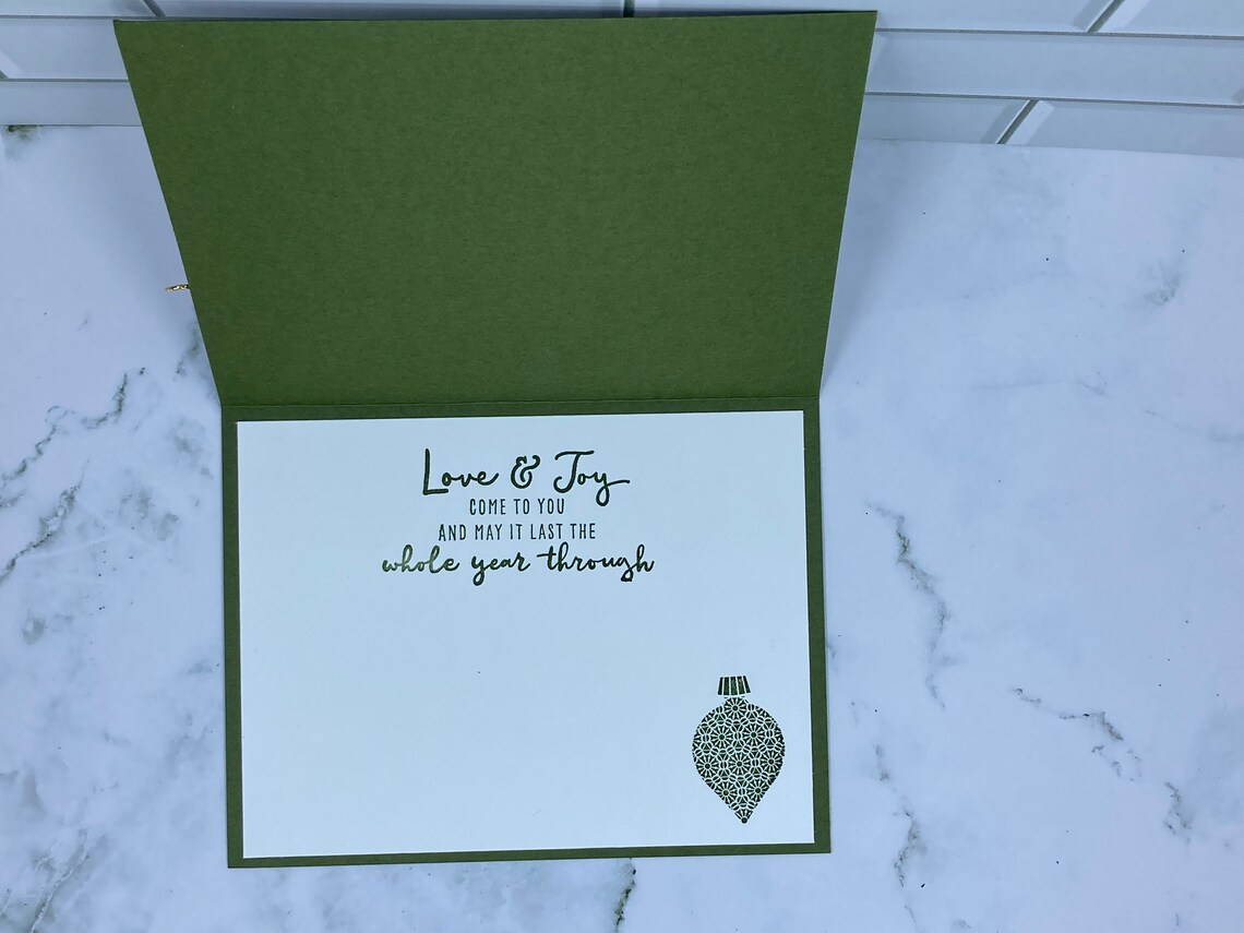 Merry Christmas Box of 5 Christmas Cards - Etsy