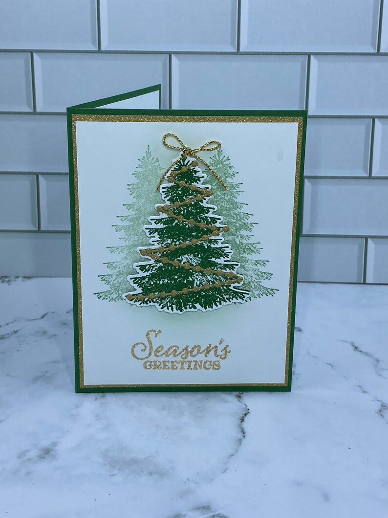 Season’s Greetings Box of 5 Christmas Cards - Etsy