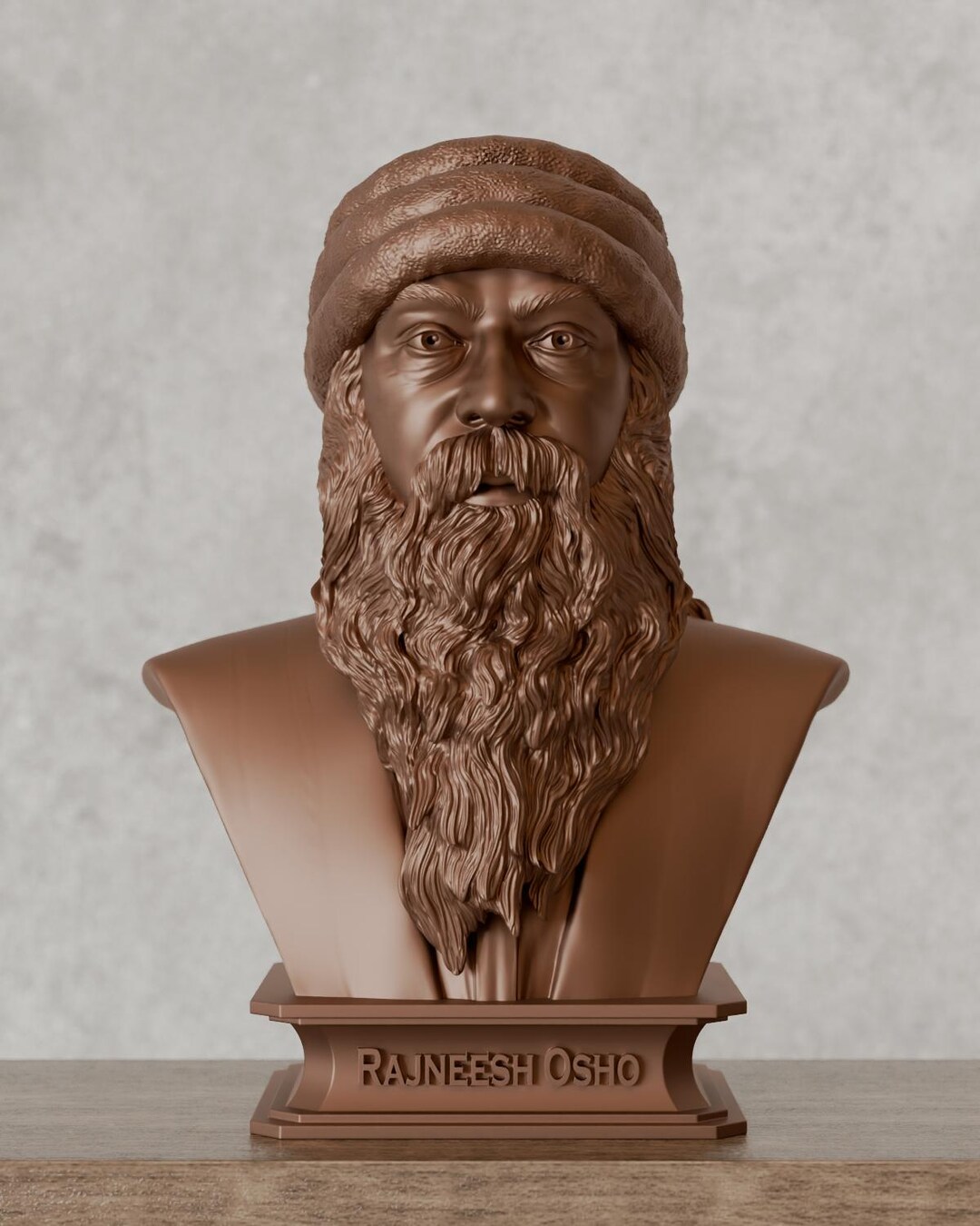 Hand-finished Premium Rajneesh OSHO Bust Sculpture - Etsy