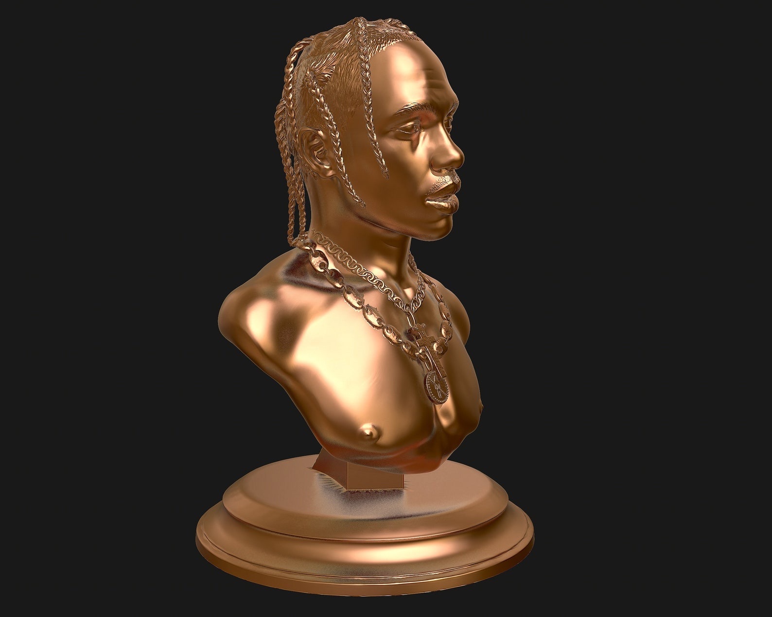 Travis Scott Portrait STL 3D File - Etsy Travis Scott Portrait STL 3D File - Etsy