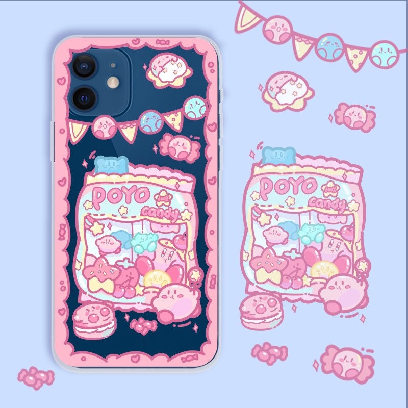 Pink Candy Monster Phone Case Soft Clear Full Cover for All - Etsy