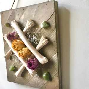 Deer Bone Wall Art Bone Art Witchy Gifts for Her Vulture - Etsy