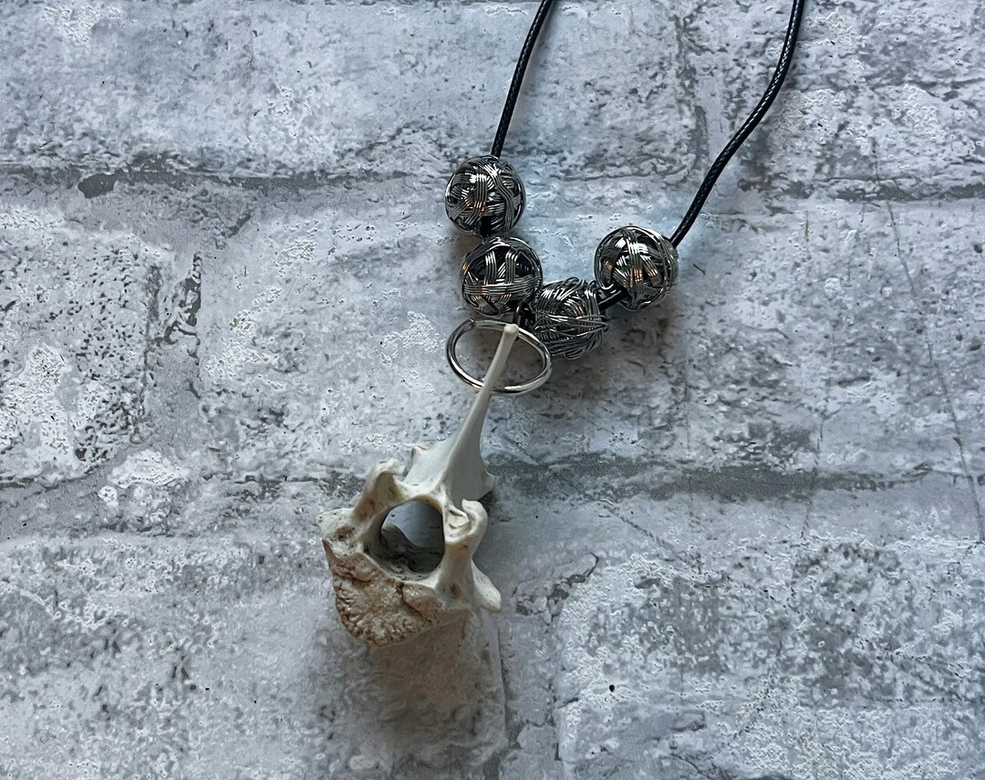 Deer Bone Necklace, Bone Talisman, Nature-inspired Necklace, Ethically ...