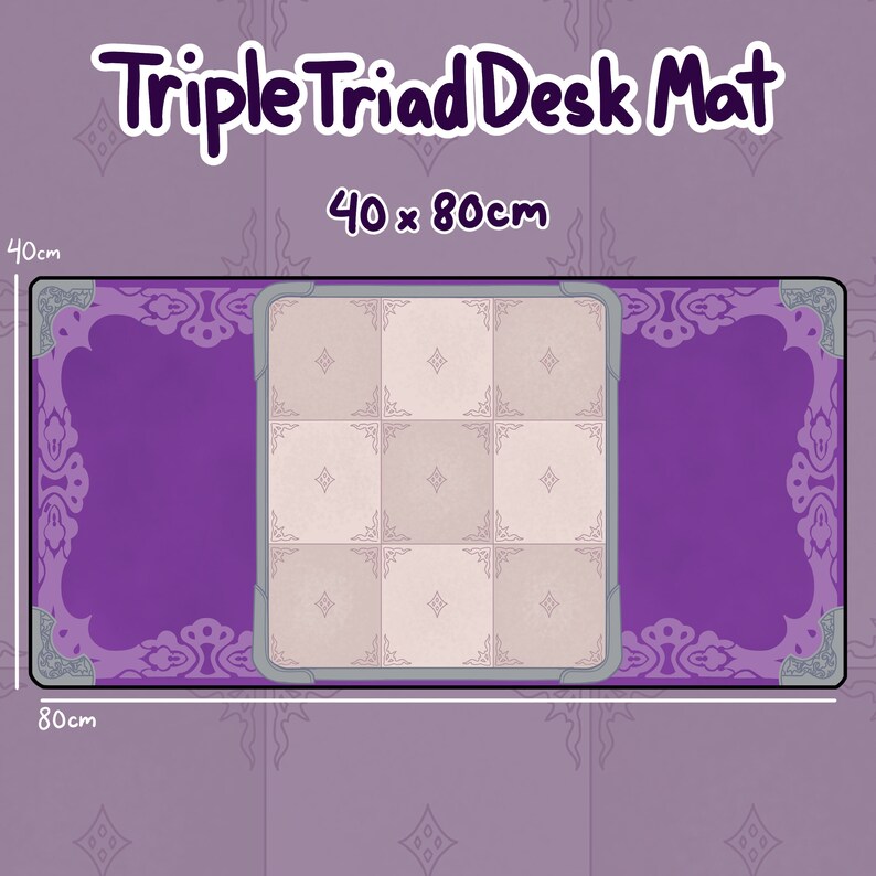 Triple Triad Desk Mat - Etsy