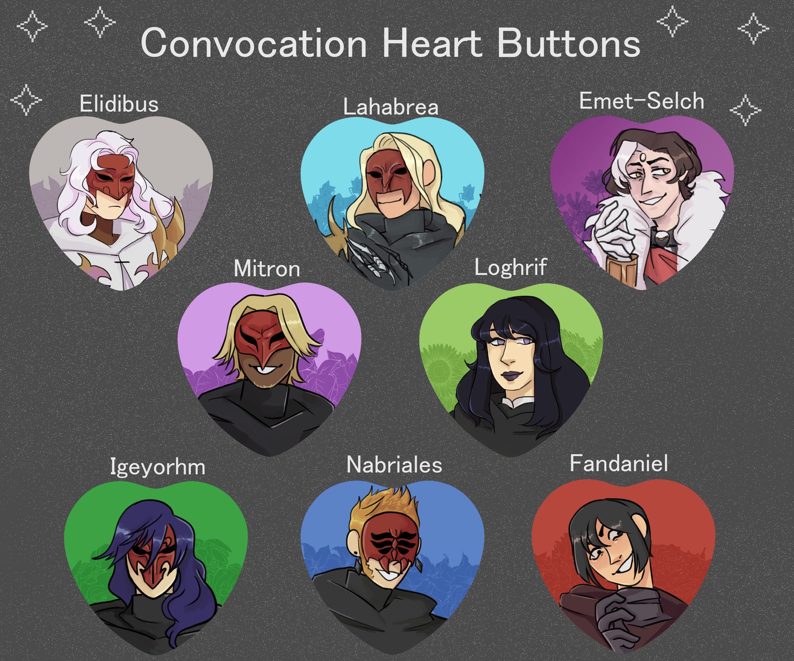 FFXIV Convocation Buttons - Etsy