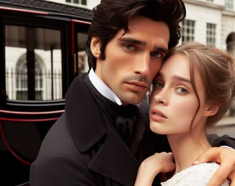 Premade AI Produced Historical Couple Romance Novel, AI Photography ...