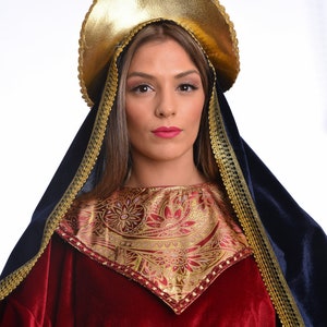 Handmade Virgin Mary Costume Adult, Velvet Nativity Outfit - Etsy