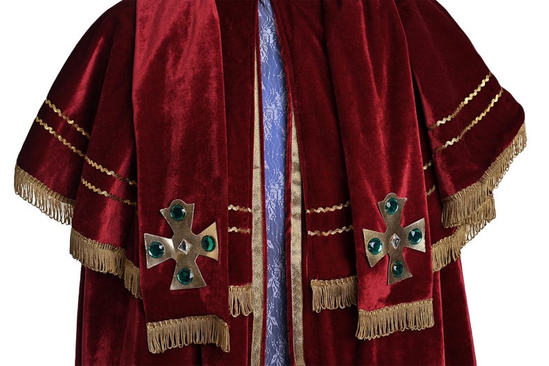 Handmade Saint Nicholas Costume: Velvet Father Christmas Outfit - Etsy