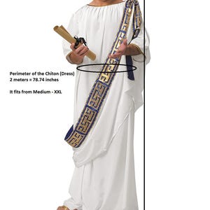 Ancient Greek God Costume: Adult Toga Outfit With Headband - Etsy