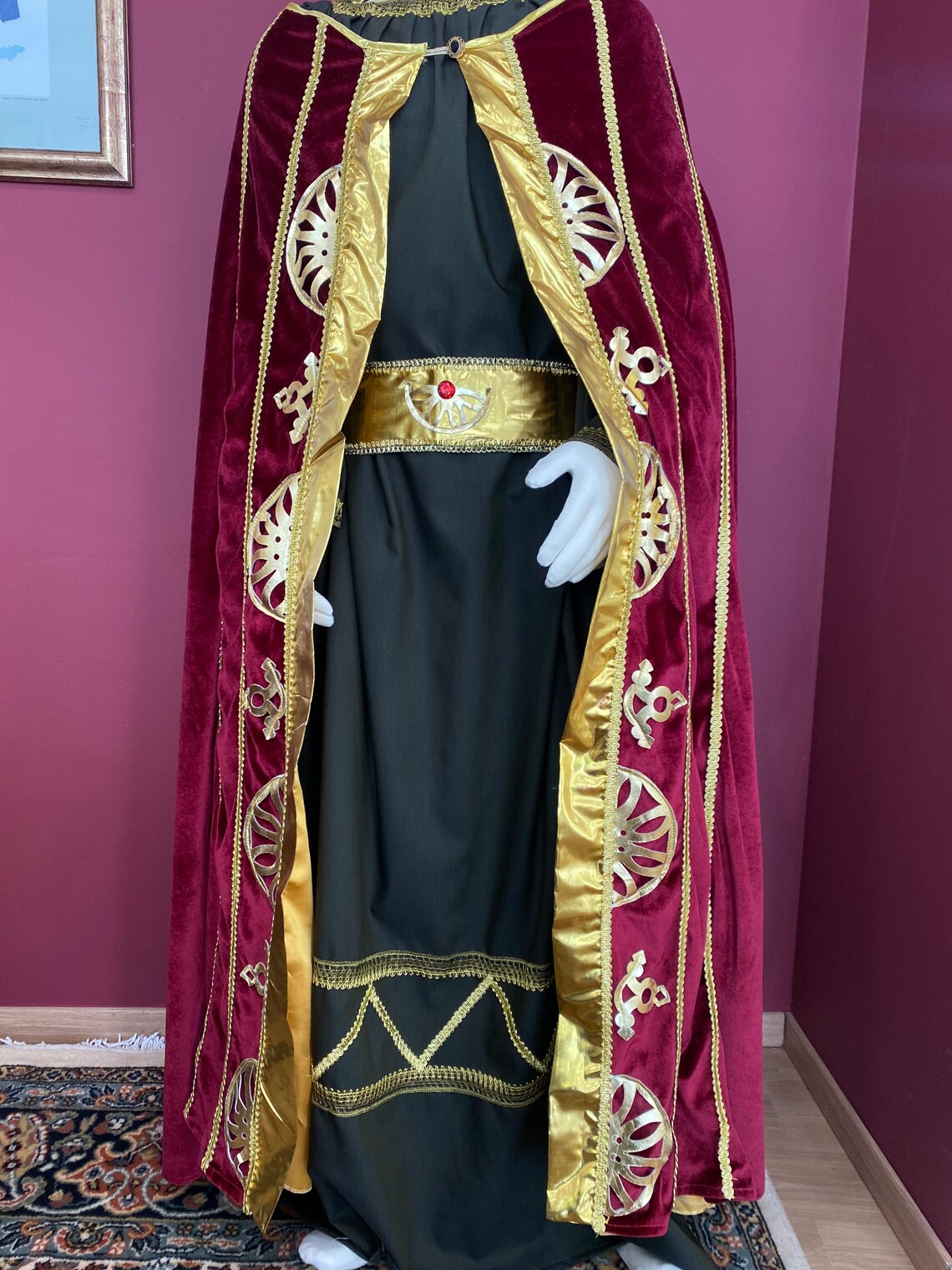 Julius Caesar Velvet Costume Ancient Roman Men's - Etsy