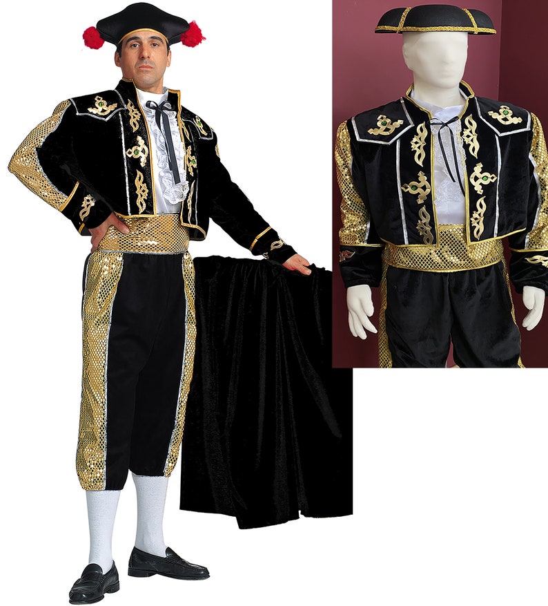 Matador Costume: Men's Spanish Bullfighter Outfit, Handmade in EU - Etsy