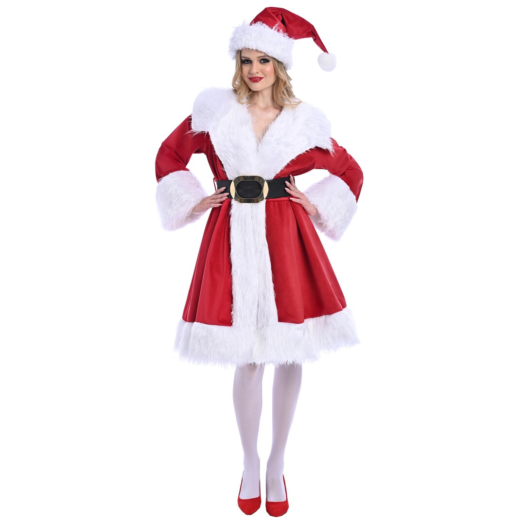 Handmade Mrs Claus Martha May Costume: Whoville Style Red Velvet ...