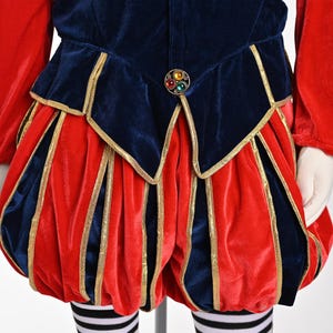 Jester Handmade Costume, Fantasy Clown Outfit for Halloween, Adult ...