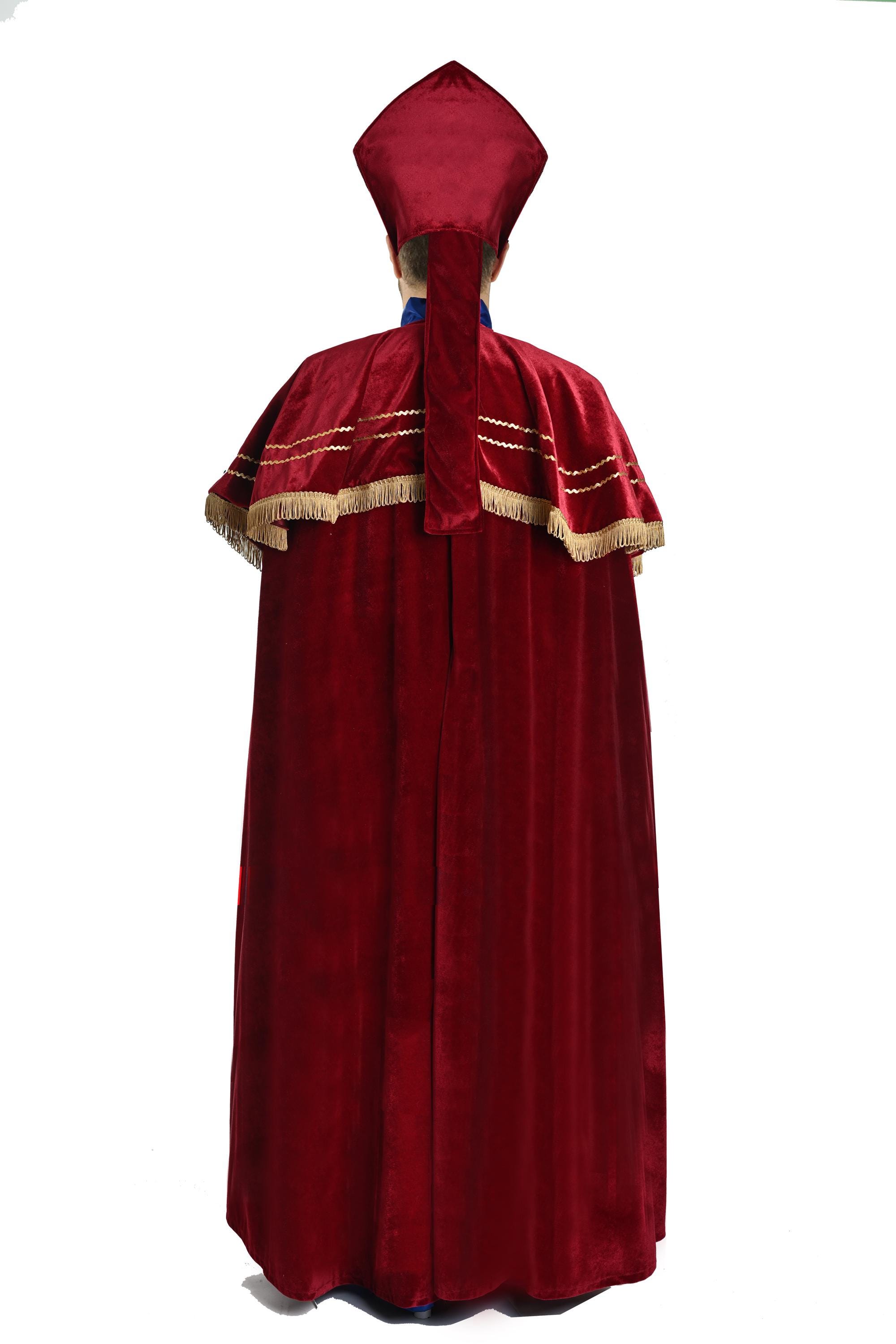 Handmade Saint Nicholas Costume: Velvet Father Christmas Outfit - Etsy
