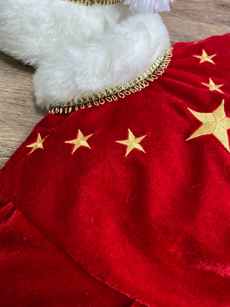 Girl Santa Claus Red Velvet Dress for Christmas Miss Santa | Etsy
