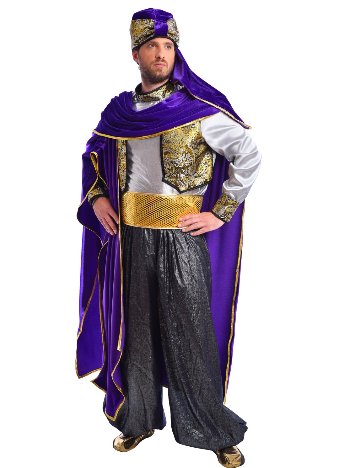 Wise Man Nativity Costume, Three Kings Magi Outfit, Religious Men's ...