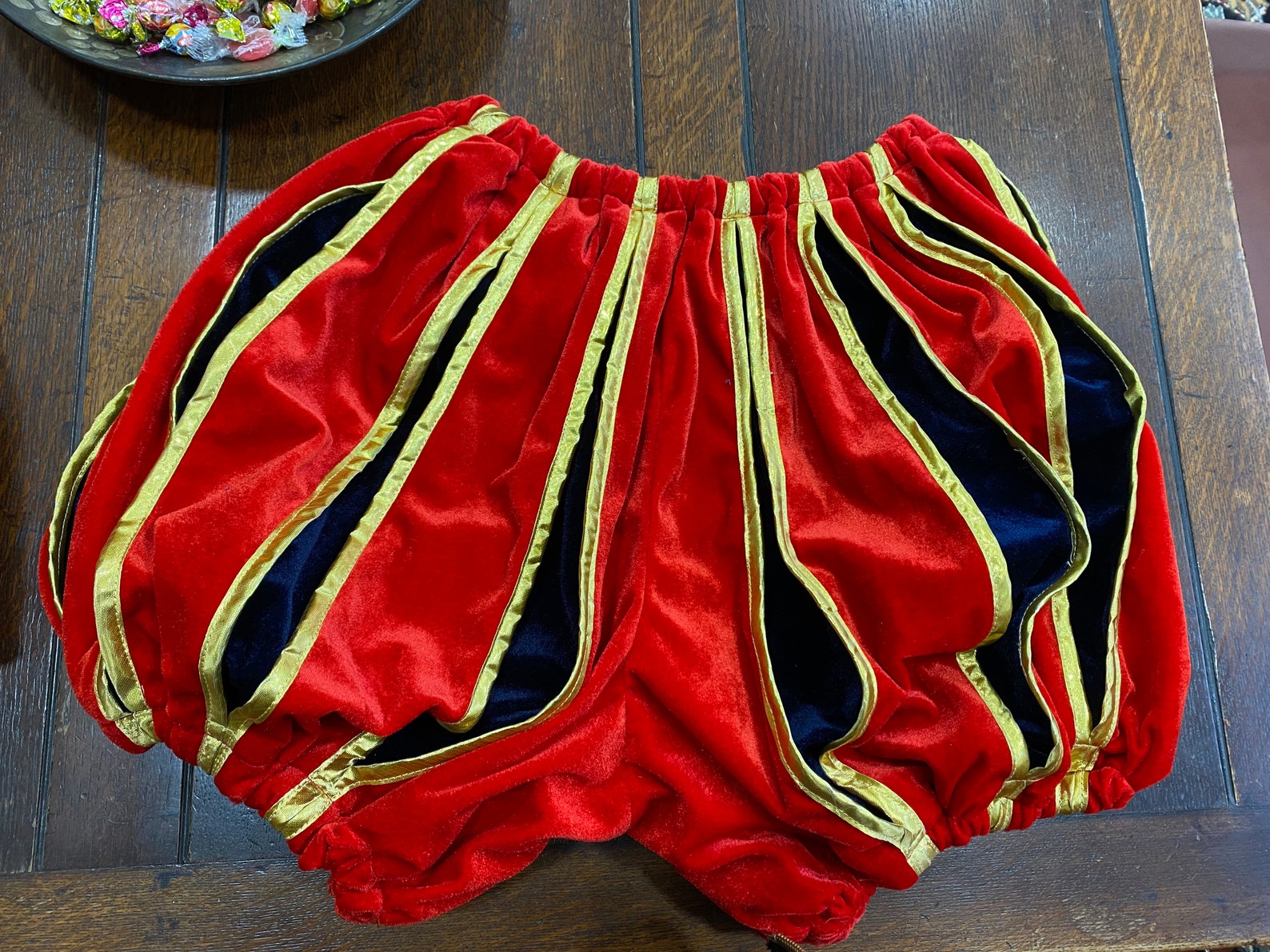 Super Deluxe Red-blue Velvet Elf Costume for Women and Men. Handmade in ...