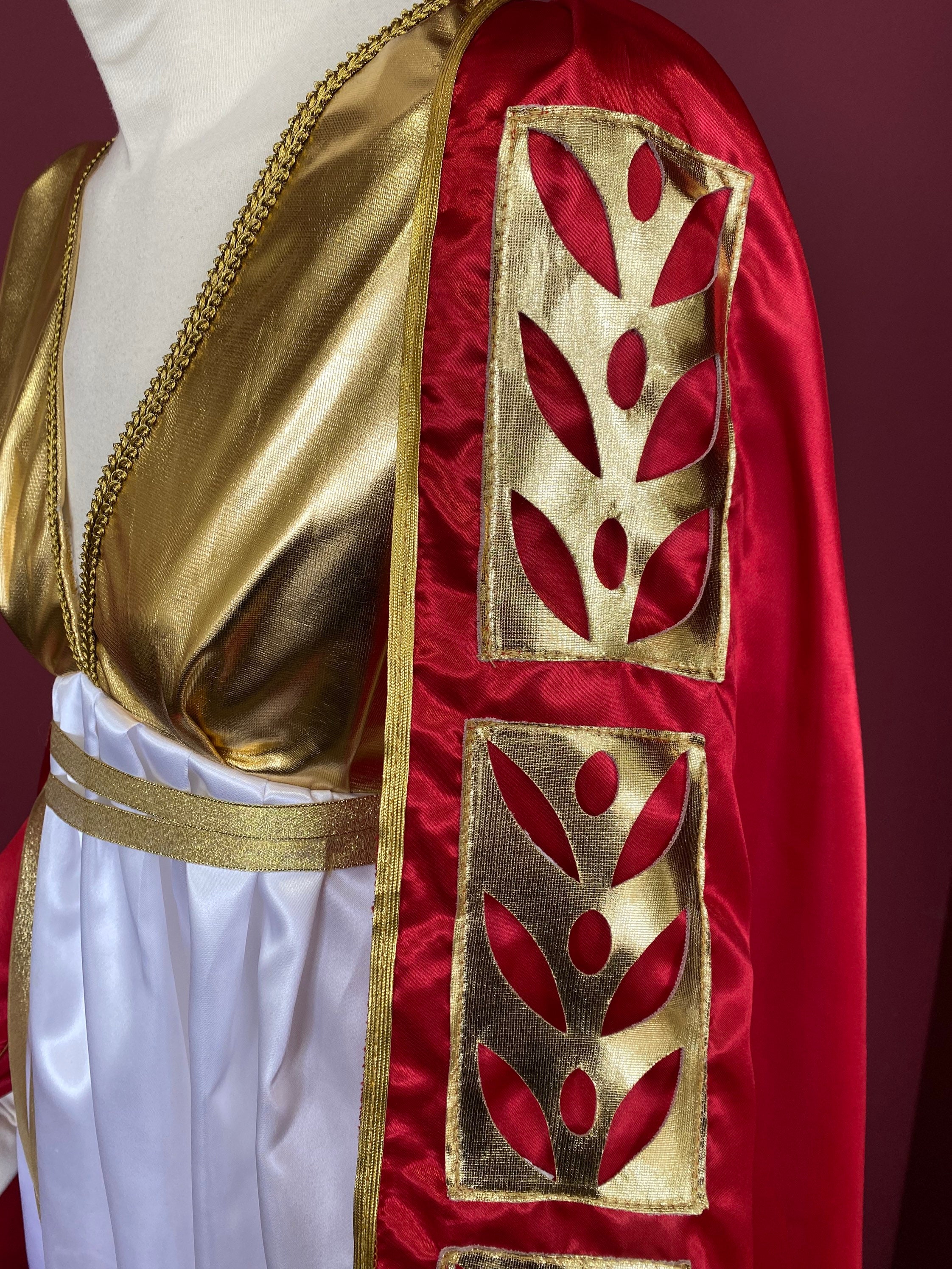 Roman Goddess White Long Dress Ancient Roman Women's - Etsy