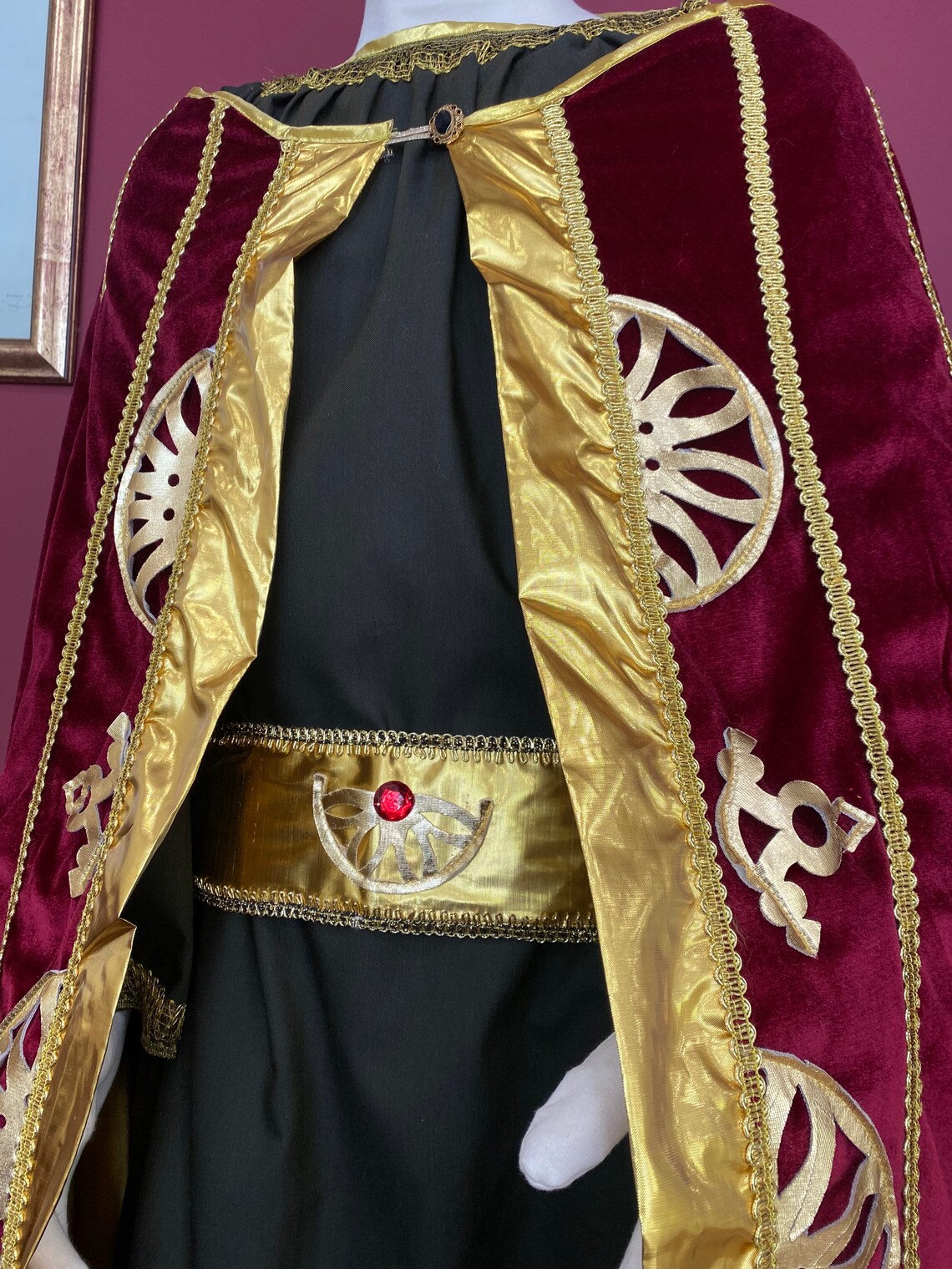 Julius Caesar Velvet Costume Ancient Roman Men's - Etsy