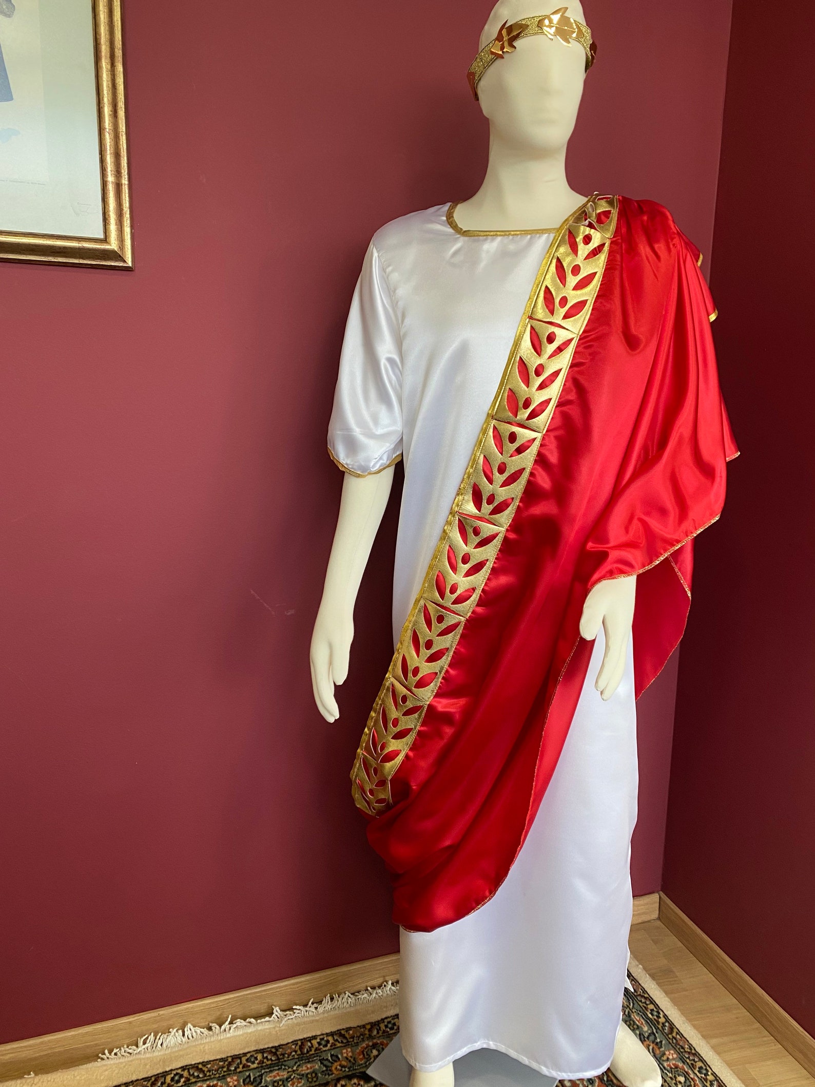 Ancient Roman Men's Outfit Deluxe Toga Costume Caesar - Etsy