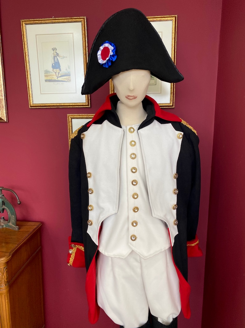 Napoleon Deluxe Wool Costume, Handmade Theatrical Quality Costume, Men ...