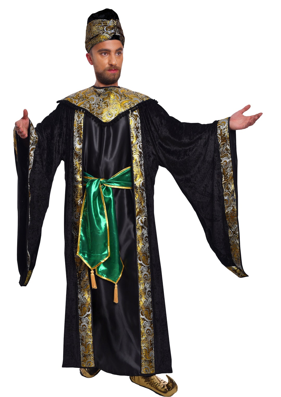 Wise Man Nativity Costume, Three Kings Magi Outfit, Religious Men's ...