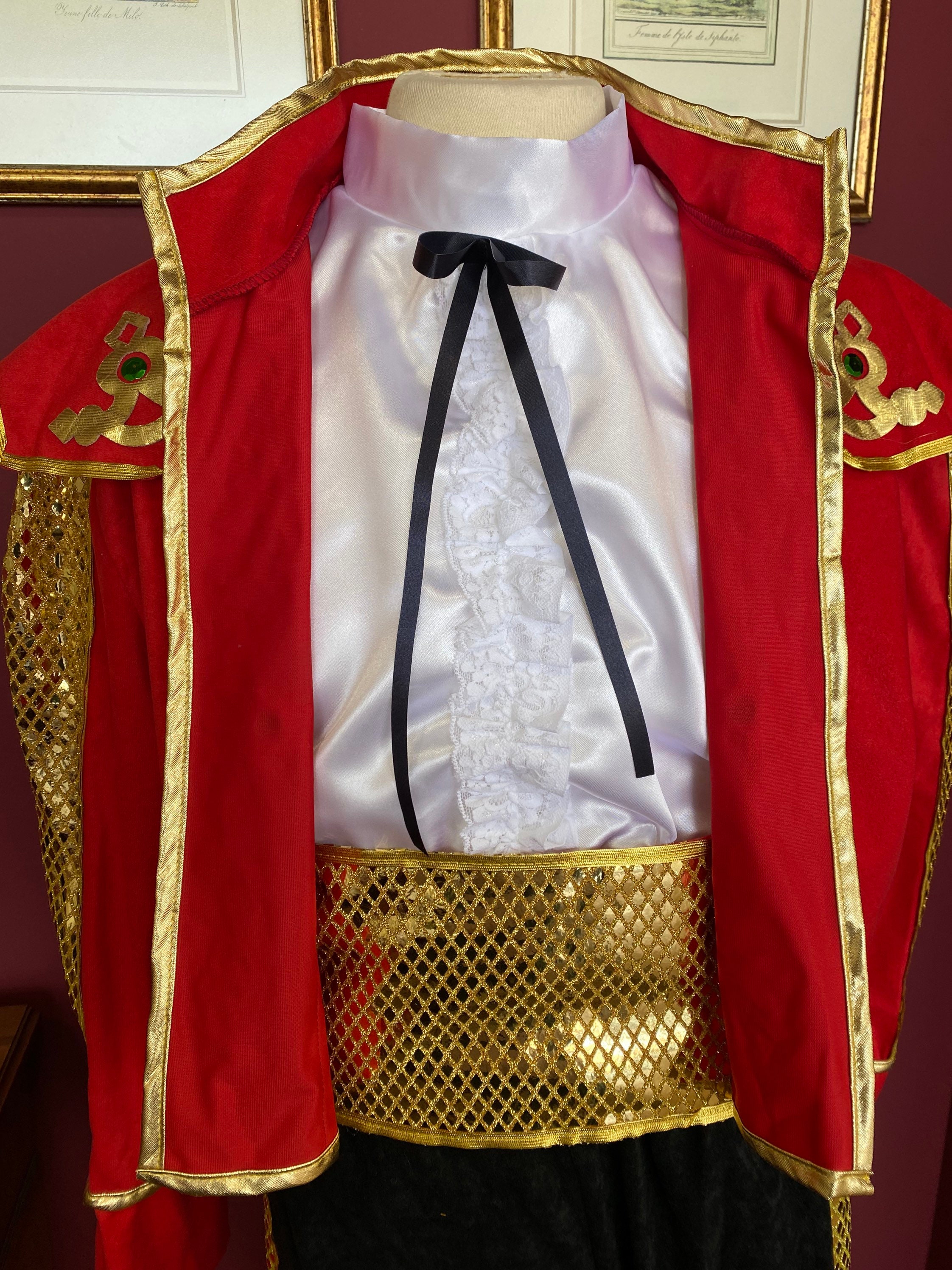 Matador Mens Bull Fighter Costume Spanish Bullfighter Etsy